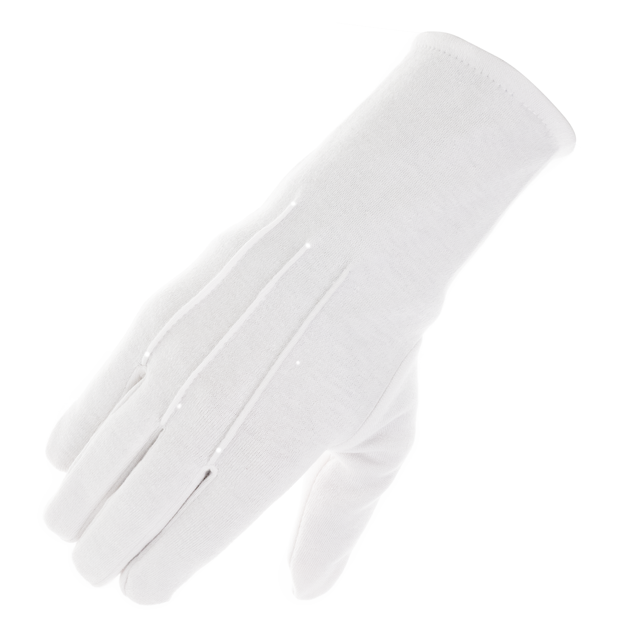 Plain White Cotton Masonic Gloves – Formal Regalia Gloves for ...